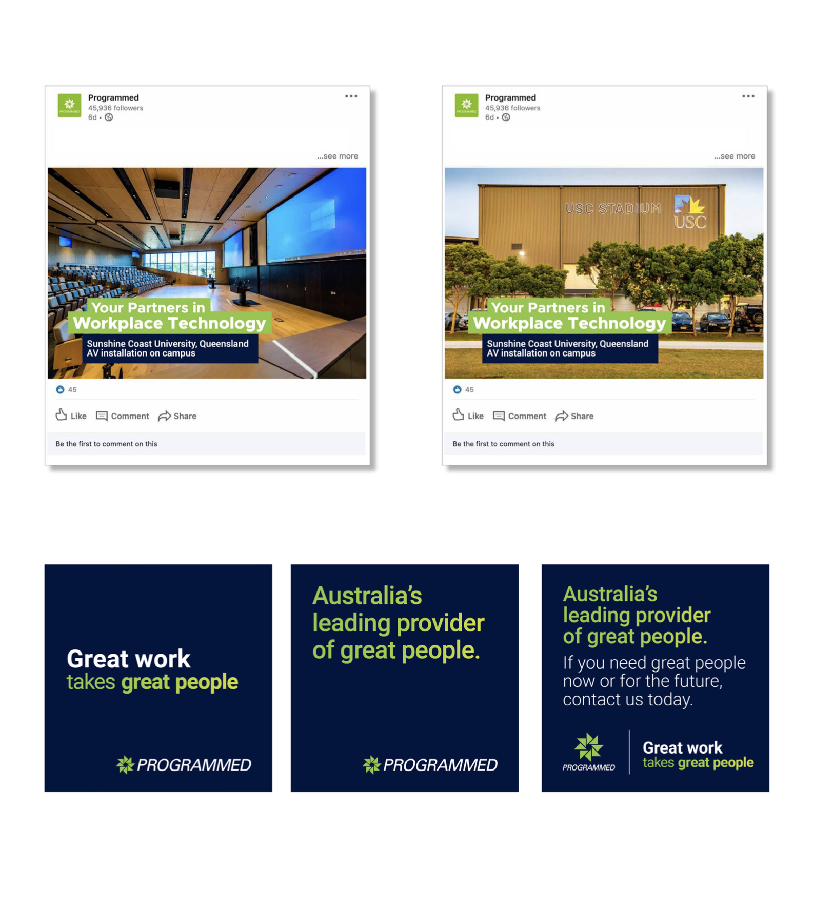 Programmed Electrical Social Media campaign – Mister Dean